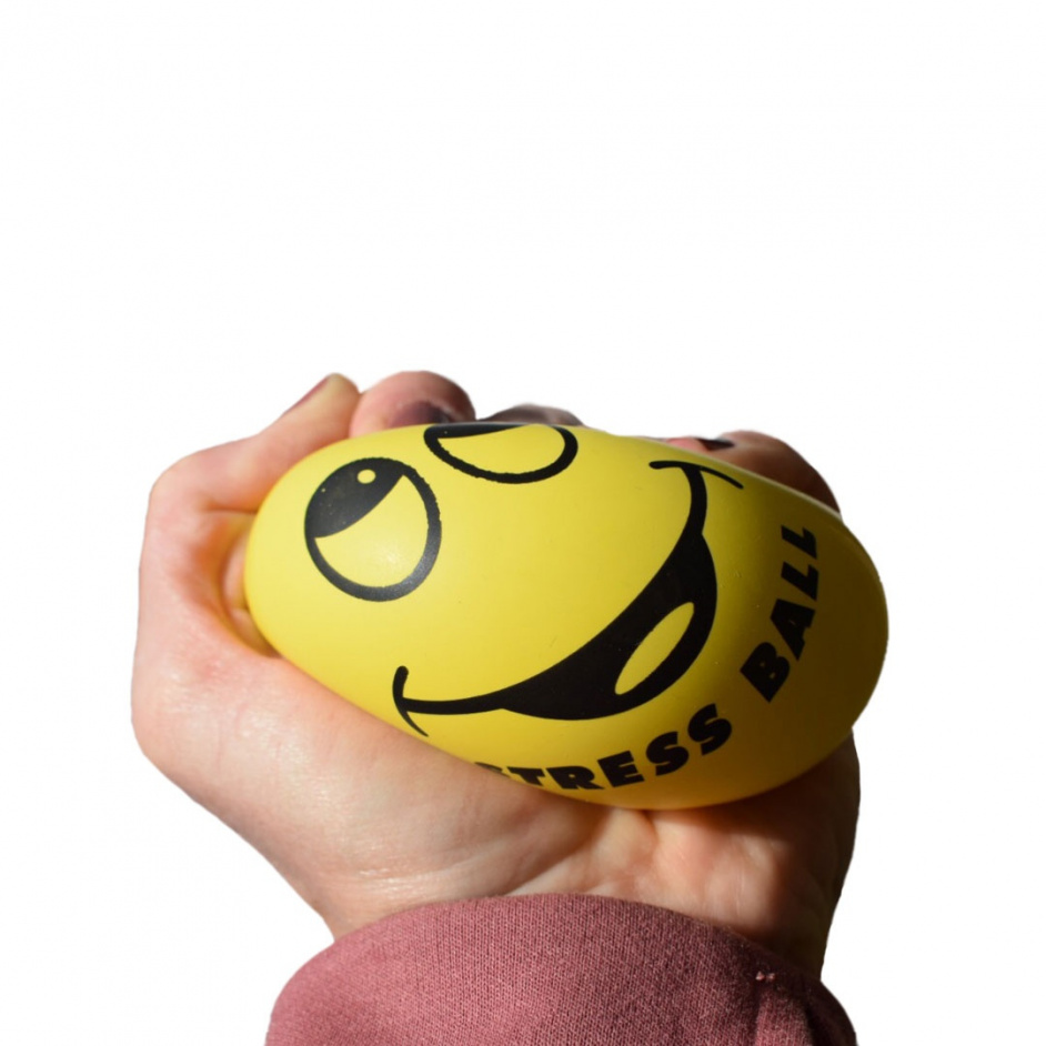 Stressboll Smiley, tung