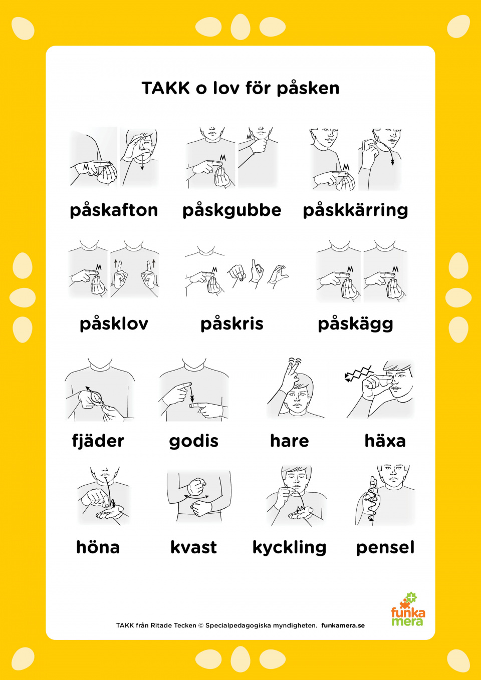 Påsklovsmemory - med TAKK